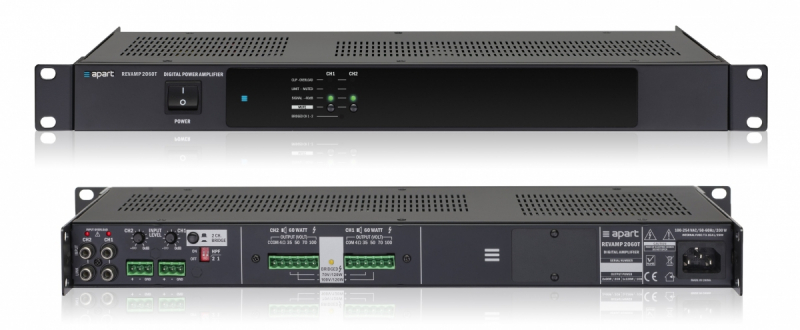 Biamp REVAMP2060T 2-канальный цифровой усилитель мощности купить по ...