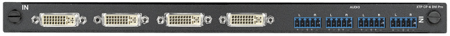 Extron XTP CP 4i DVI Pro Плата XTP CP DVI Pro с четырьмя входами, DVI со стереоаудио | Хай-Тек Медиа