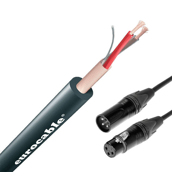 Eurocable MNXEBSENM5Y микрофонный кабель с разъемом Neutrik XLR 3 ...