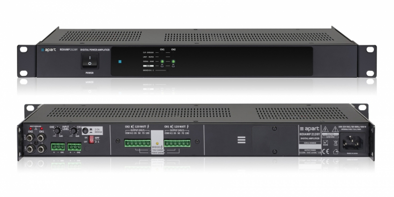 Biamp REVAMP2120T 2-канальный цифровой усилитель мощности купить по ...