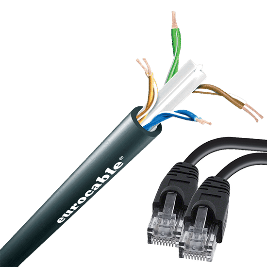 Eurocable ER6R5P6UM5Y кабель CAT6 UTP, RJ45-6/RJ45-6, 5м купить по ...
