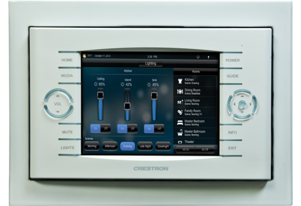 Crestron TST-600-WALL 5,7” Монтируемая на стену беспроводная сенсорная ...