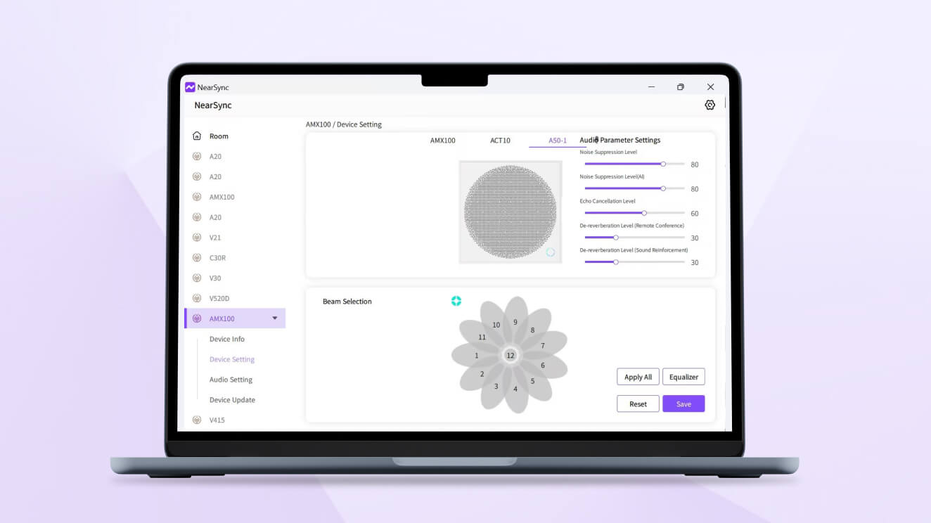 Nearity AW-A50 микрофонный массив купить по лучшей цене | Хай-Тек Медиа
