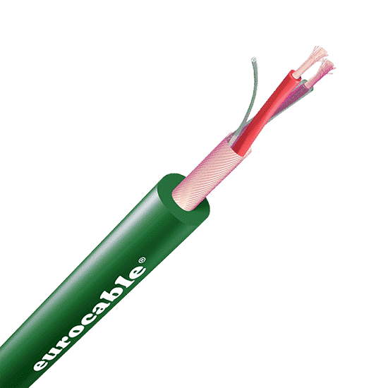 Eurocable CVS LK02V6E микрофонный кабель зеленый с медным экраном ...