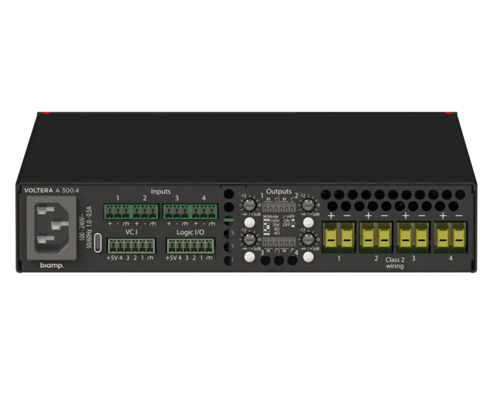 Biamp Voltera A 300.4 Четырёхканальный усилитель мощности купить по ...