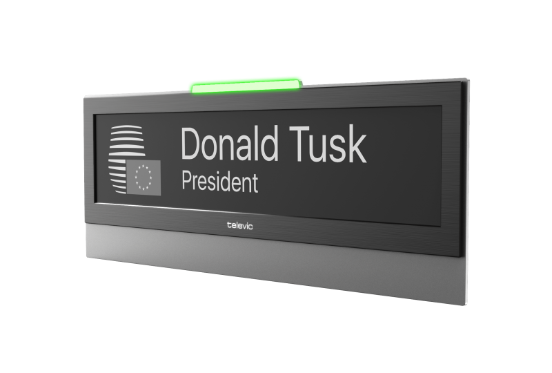 Televic Plixus NP-1 Односторонняя именная табличка для делегата на базе технологии E-Ink | Хай ...