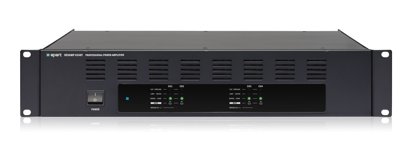 Biamp REVAMP4240T 4-канальный цифровой усилитель мощности купить по ...