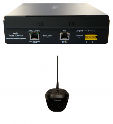 Biamp ParlÉ TCM-1A Black купить по лучшей цене | Хай-Тек Медиа