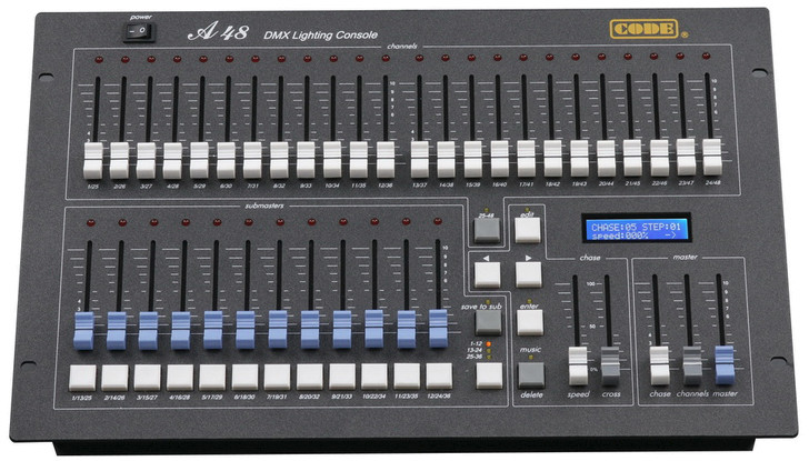 Code A48 (48 CH) пульт управления светом купить по лучшей цене | Хай-Тек Медиа